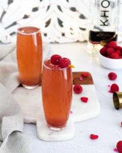 Raspberry, Rosé & Vodka Spritzer