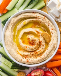 Authentic Lebanese Hummus Recipe - Anna in the Kitchen