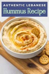Authentic Lebanese Hummus Recipe