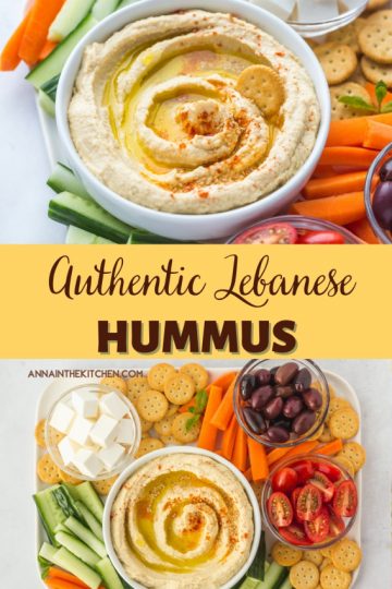 Authentic Lebanese Hummus Recipe