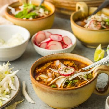 Mexican Red Pozole - Anna in the Kitchen