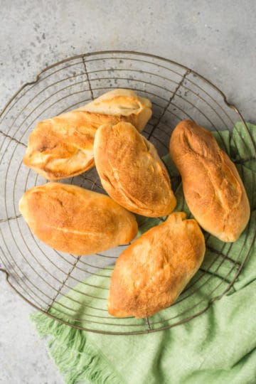 Fluffy Mexican Bolillo Bread Rolls