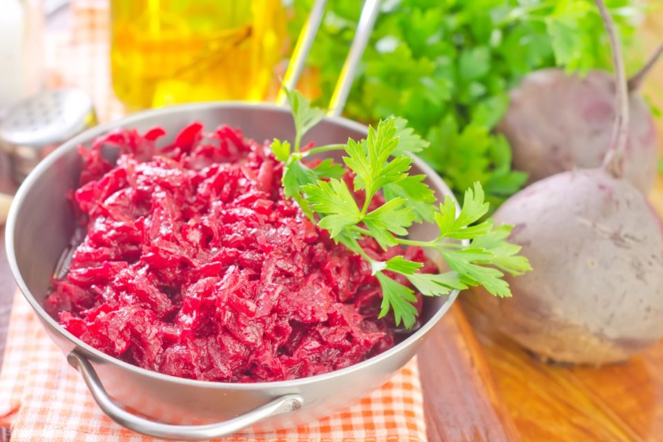 Warm Shredded Beets: Polish Buraczki